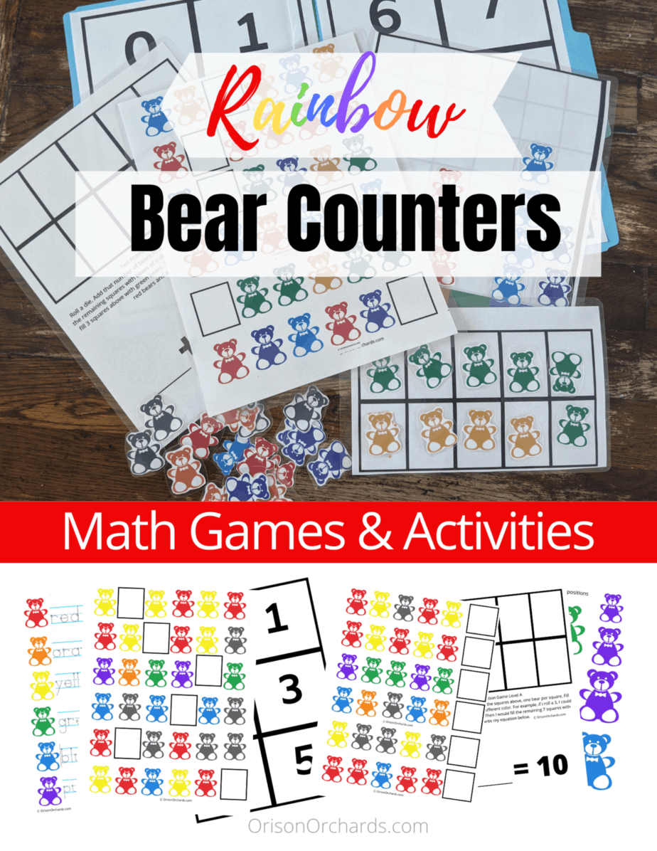 Make Your Own Math Manipulatives Kit FREE | Orison Orchards
