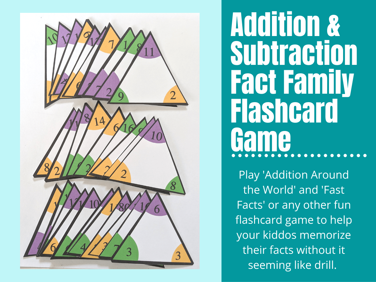 Fact Family Flash Cards Addition Subtraction Orison Orchards Fact Family Flash Cards Addition Subtraction Orison Orchards