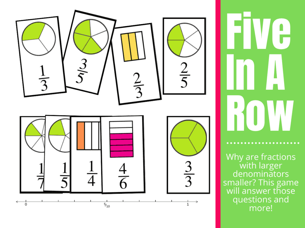 Five In A Row (Fractions) | Orison Orchards