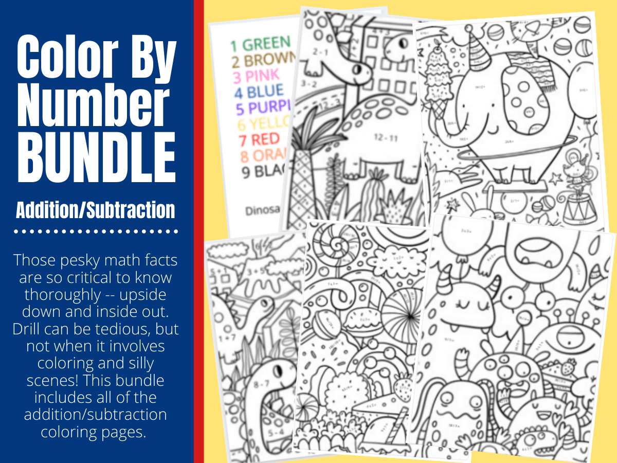 Coloring Pages Bundle Addition Subtraction Orison Orchards Coloring Pages Bundle Addition Subtraction Orison Orchards