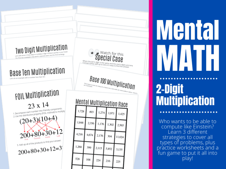 Mental Math (2-Digit Multiplication) Strategies | Orison Orchards