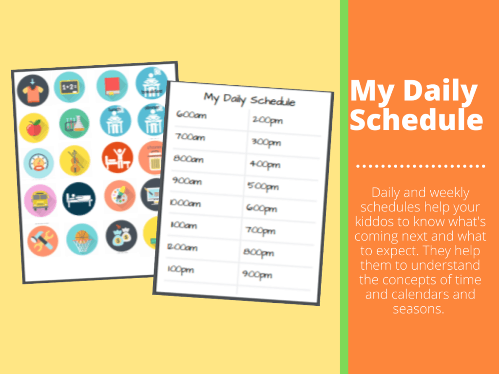 My Daily Schedule | Orison Orchards